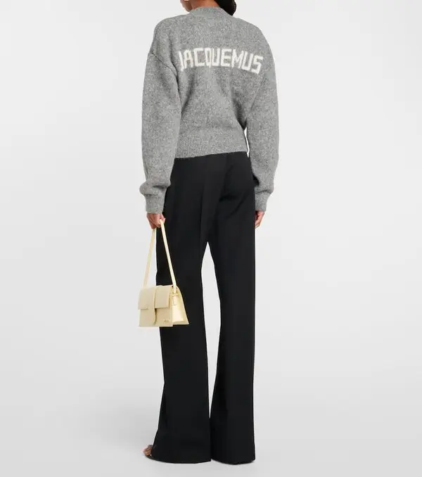 Jacquemus La Maille Alpaca-blend Sweater - Grey