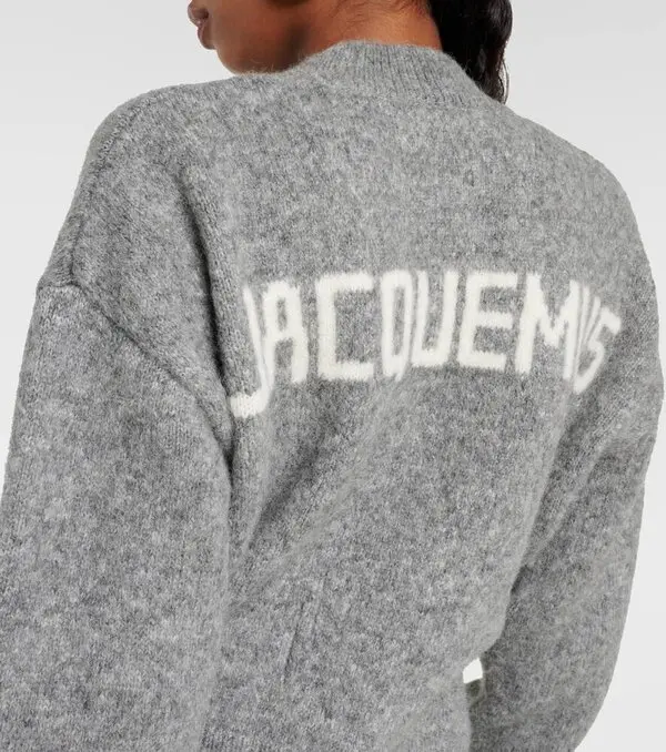 Jacquemus La Maille Alpaca-blend Sweater - Grey