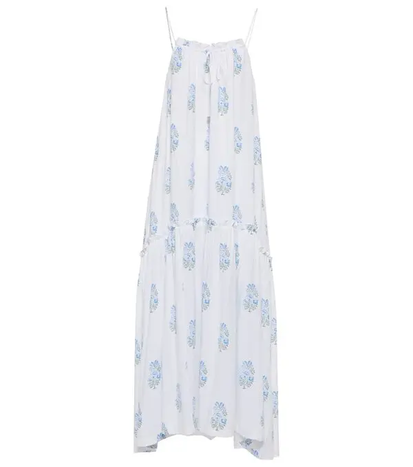 Heidi Klein Eden Floral Maxi Dress - White