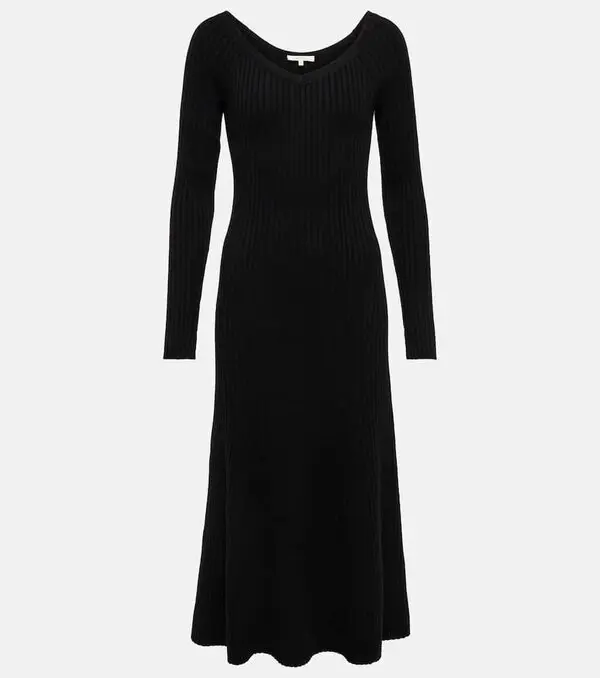 Dorothee Schumacher Smooth Silhouettes Wool-blend Midi Dress