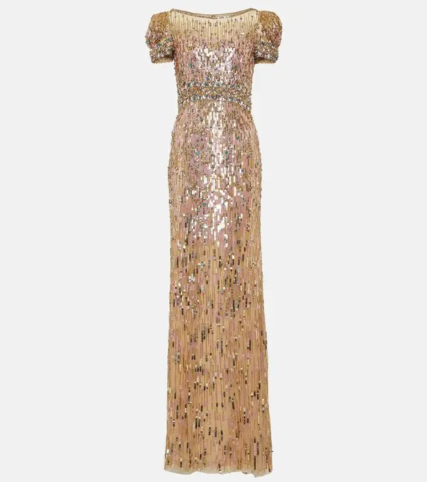 Jenny Packham Embellished Gown