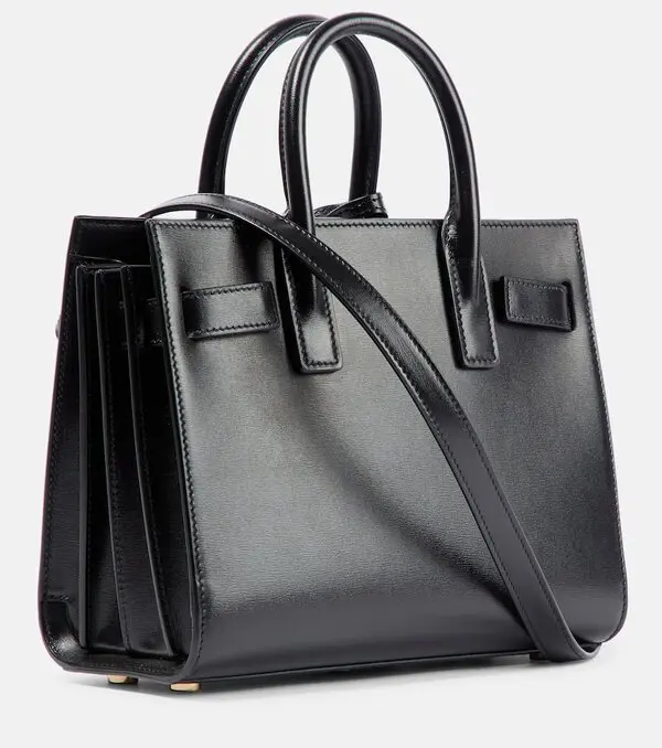 Saint Laurent Sac De Jour Nano Leather Tote - Black