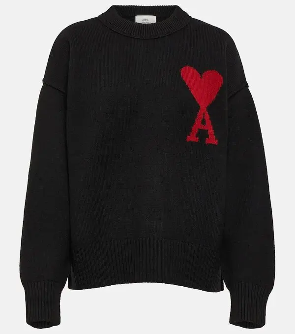 AMI Paris De Cour Virgin Wool Sweater