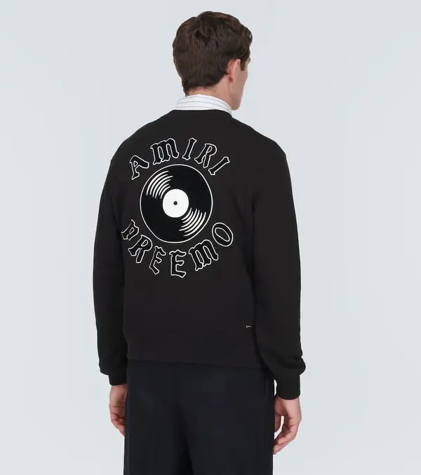 Amiri Printed Cotton Jersey Sweatshirt