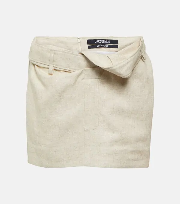 Jacquemus La Mini Jupe Bahia Miniskirt - Beige