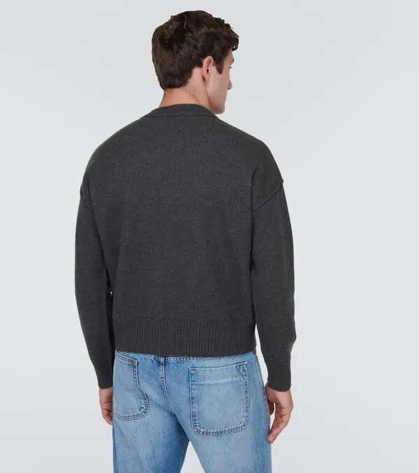 AMI Paris De Coeur Wool Sweater