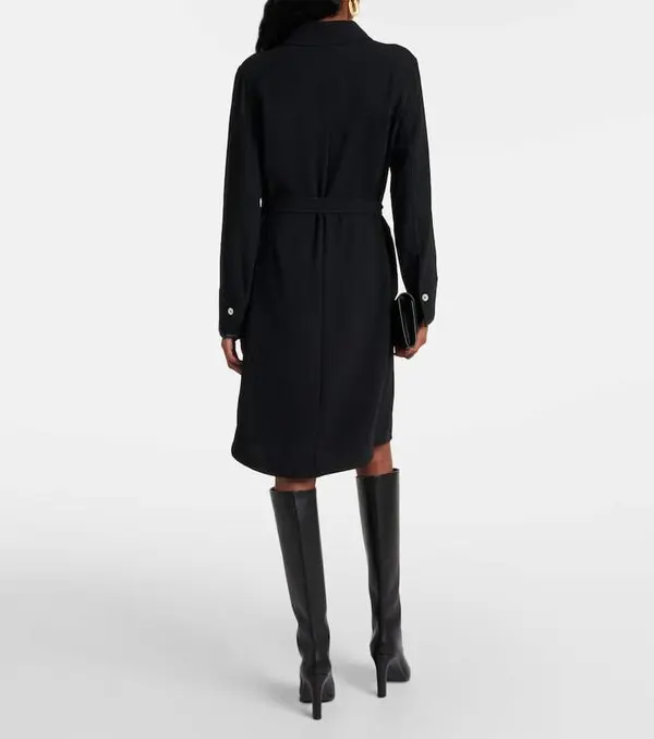 Vince Belted Midi Shirt Dress