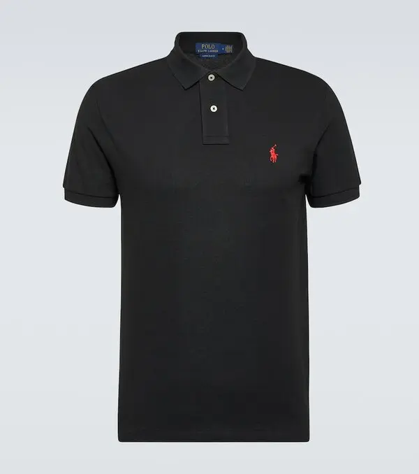 Polo Ralph Lauren Cotton Polo Shirt - Black