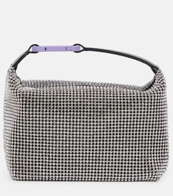 EERA Embellished Mesh Shoulder Bag