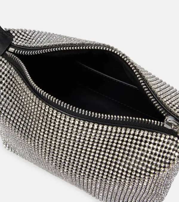 EERA Embellished Mesh Shoulder Bag