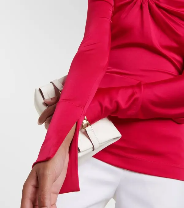Victoria Beckham Gathered Jersey Top