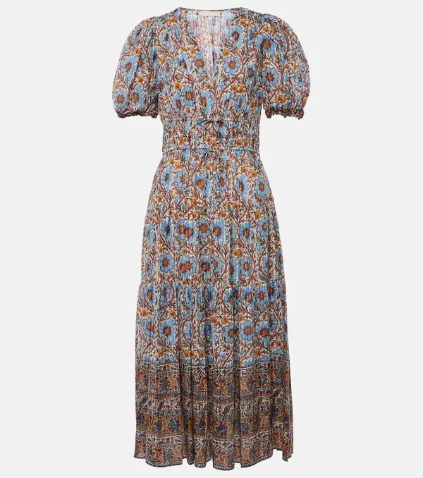 Ulla Johnson Ilana Printed Midi Dress
