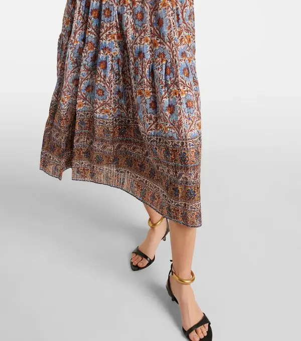 Ulla Johnson Ilana Printed Midi Dress
