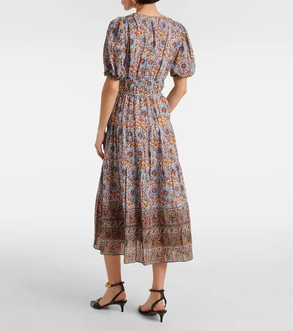 Ulla Johnson Ilana Printed Midi Dress