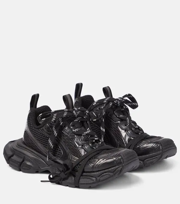 Balenciaga 3xl Mesh Sneakers - Black