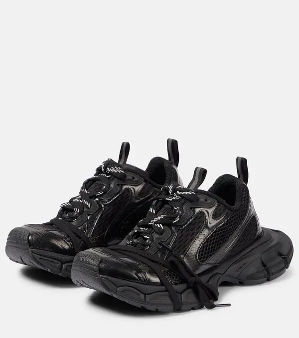 Balenciaga 3xl Mesh Sneakers - Black