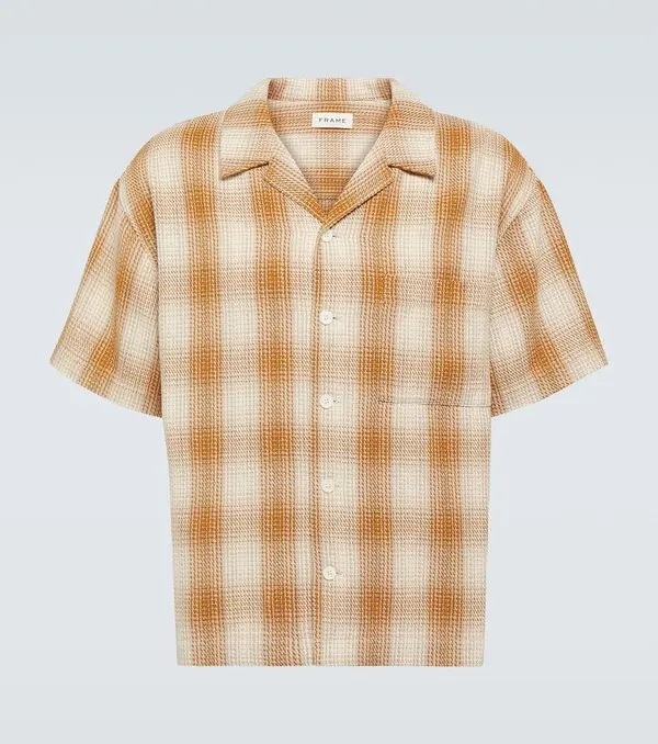 FRAME Plaid Cotton Shirt
