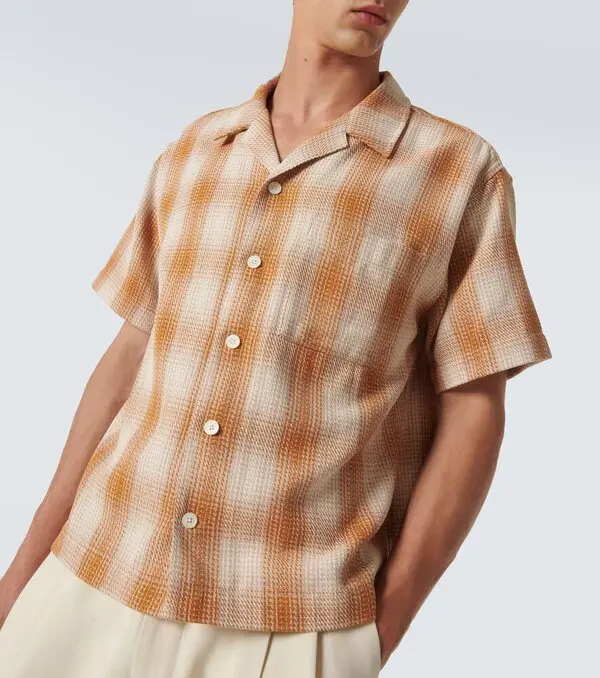 FRAME Plaid Cotton Shirt