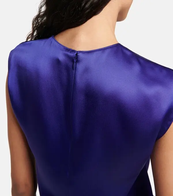 Stella McCartney Satin Top - Blue