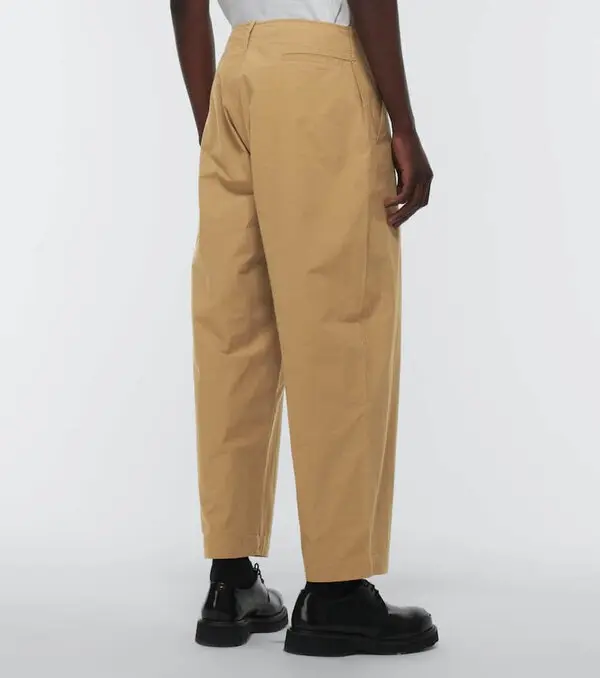 ADISH Embroidered Cotton Ripstop Pants - Beige