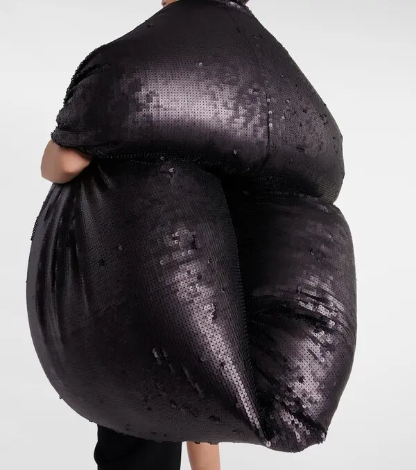 Rick Owens Sequined Down Jacket