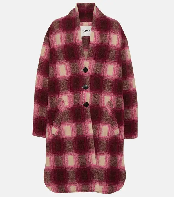 MARANT ETOILE Gabriel Checked Coat