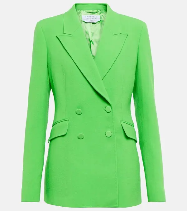 Gabriela Hearst Stephanie Virgin Wool Blazer - Green