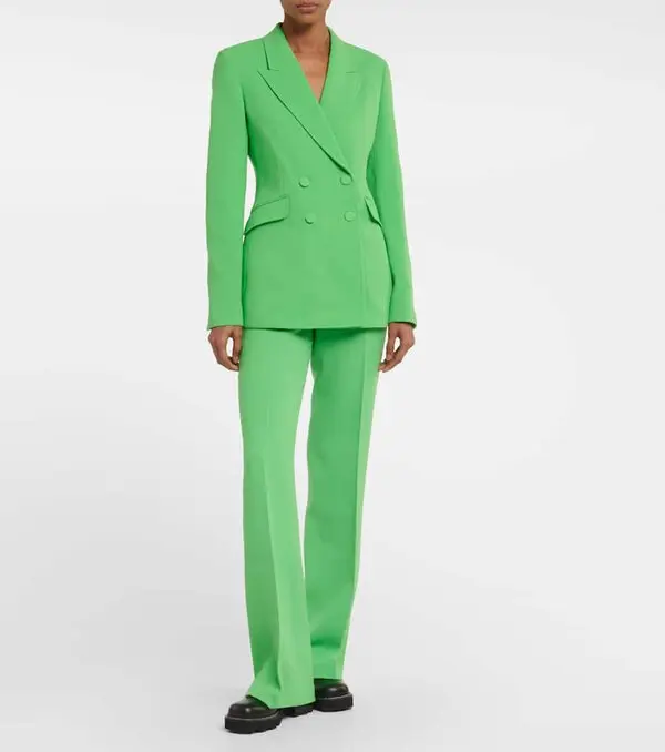 Gabriela Hearst Stephanie Virgin Wool Blazer - Green