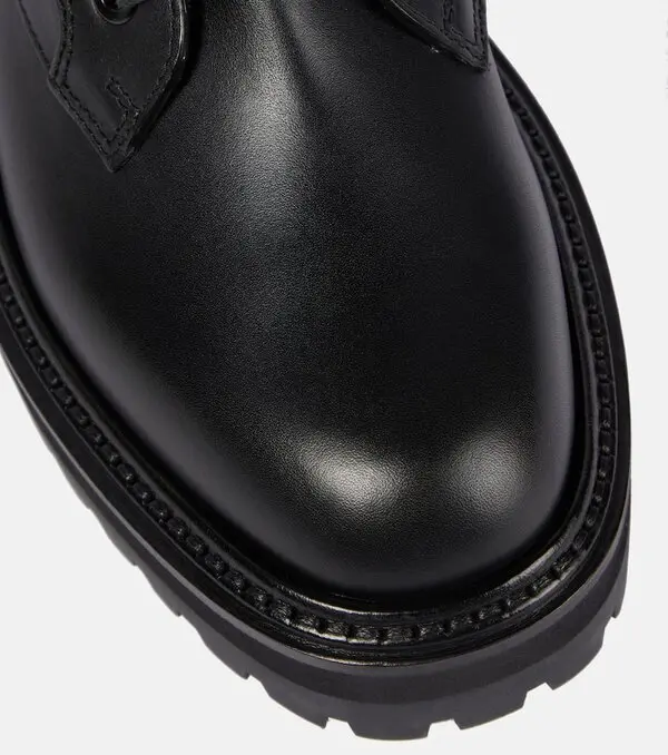 JIMMY CHOO Cora Leather Combat Boots
