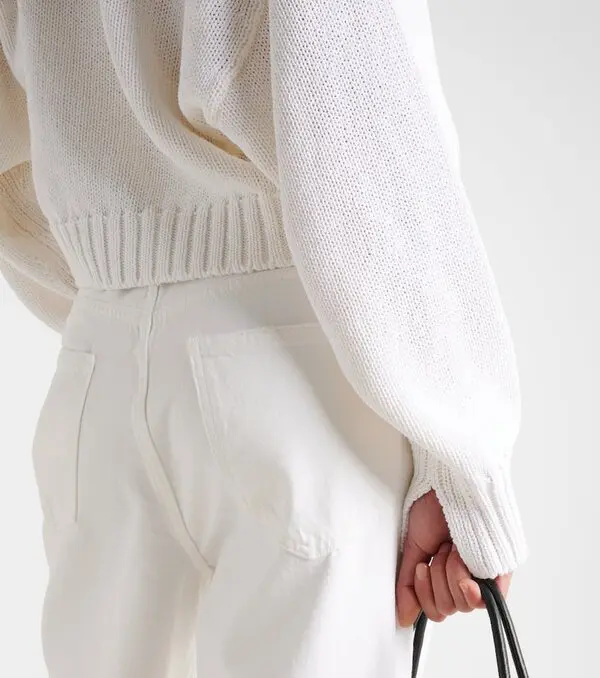 Proenza Schouler Sofia Cotton Cardigan - White