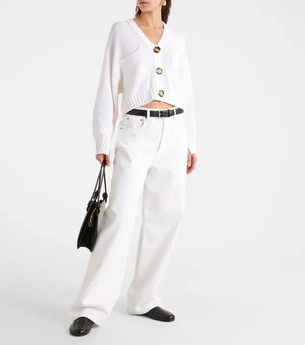 Proenza Schouler Sofia Cotton Cardigan - White