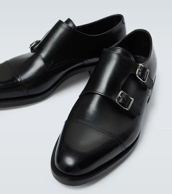 John Lobb William Monk Strap Shoes
