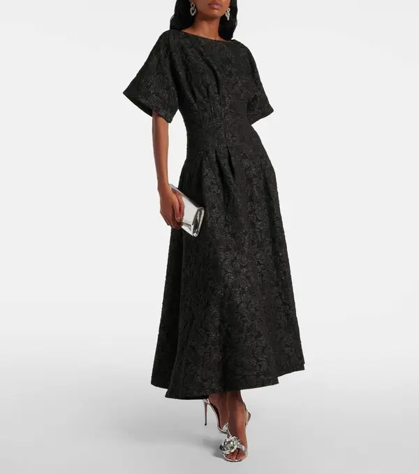 Simkhai Rosalie Jacquard Midi Dress