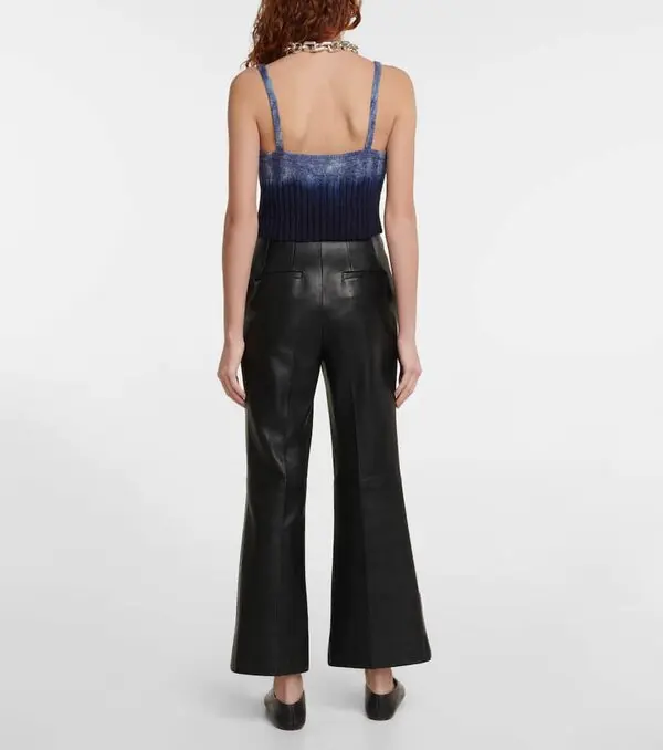 Altuzarra Sim Tie-dye Silk Crop Top