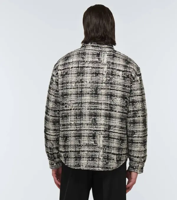 Amiri Tweed Blouson Jacket
