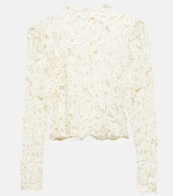 Isabel Marant Étoile Neline Floral Embroidered Top