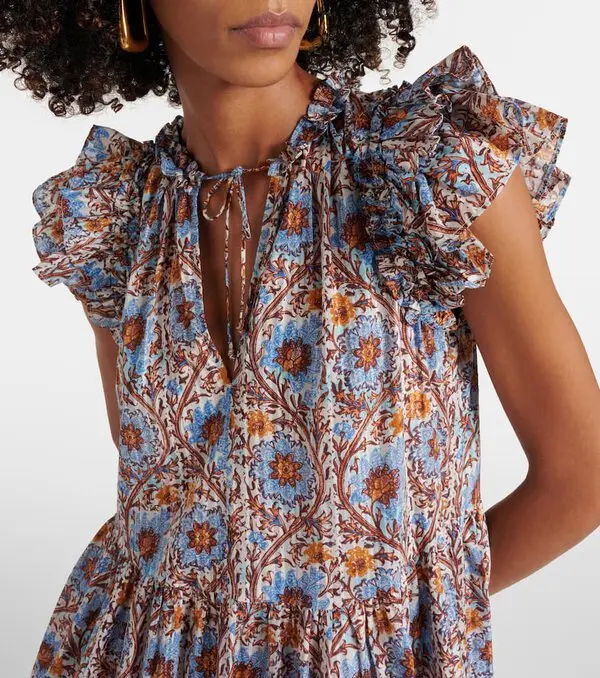 Ulla Johnson Coletta Ruffled Mini Dress