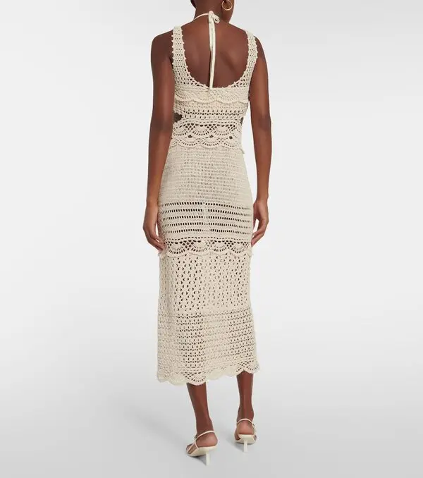 Simkhai Cory Crocheted Midi Dress