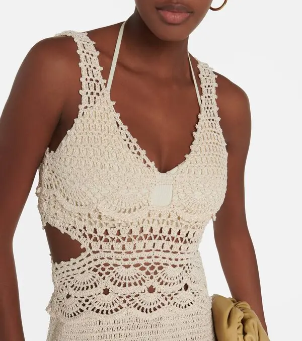 Simkhai Cory Crocheted Midi Dress