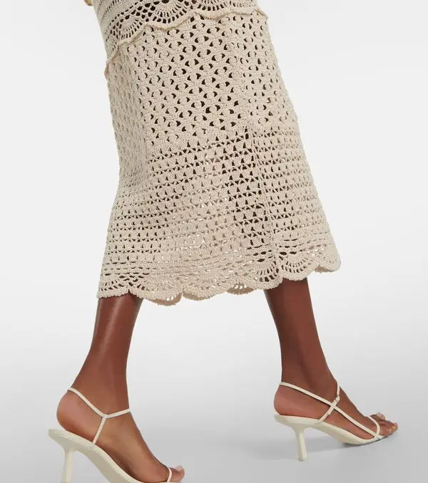 Simkhai Cory Crocheted Midi Dress
