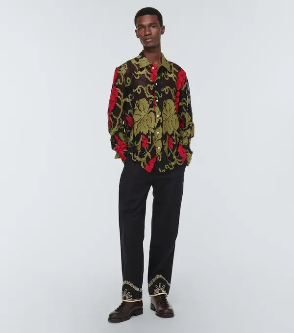 BODE Vineyard Cotton Shirt