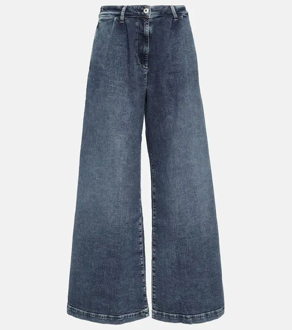 Ag Stella High-rise Wide-leg Jeans