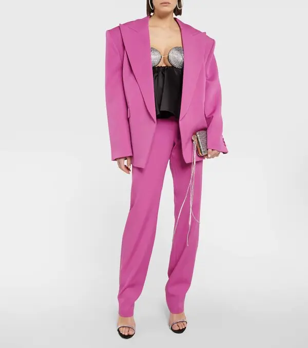 Magda Butrym Low-rise Straight Wool Pants