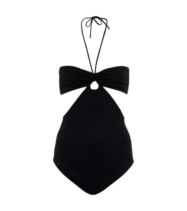 NENSI DOJAKA Halterneck Swimsuit - Black