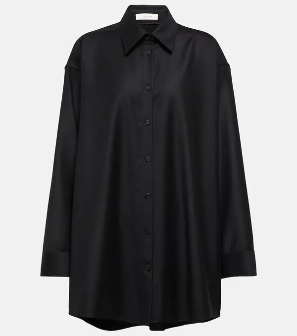 THE ROW Caroline Virgin Wool Shirt