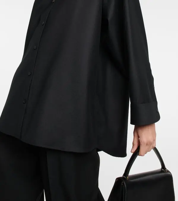 THE ROW Caroline Virgin Wool Shirt
