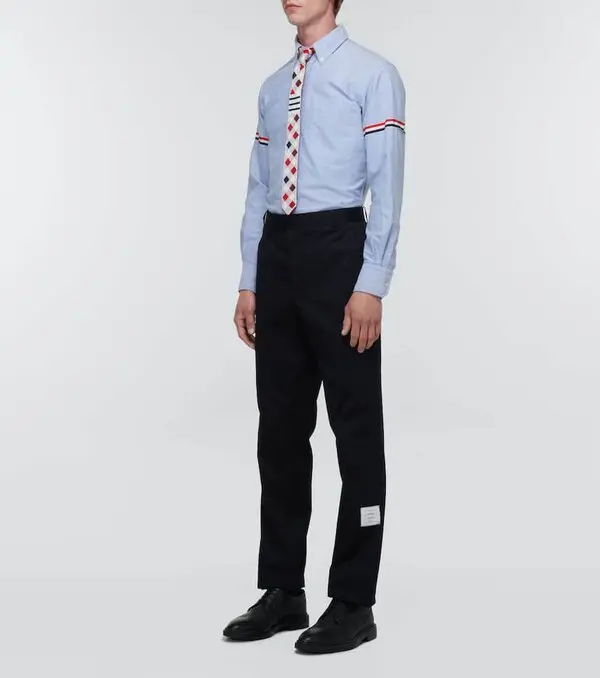 Thom Browne Grosgrain Armband Shirt - Blue