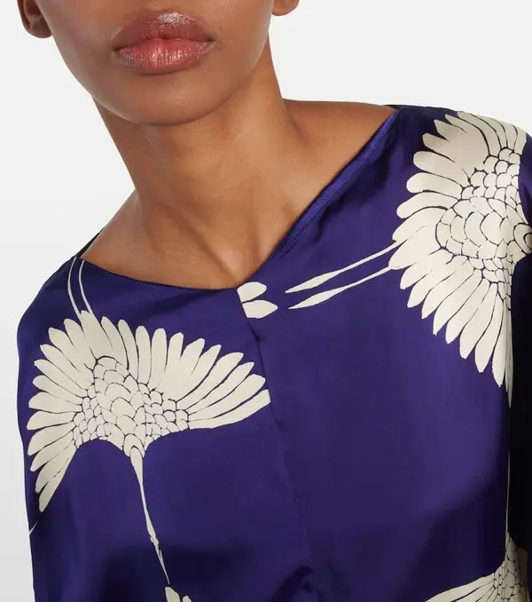 Khaite Zelma Printed Maxi Dress