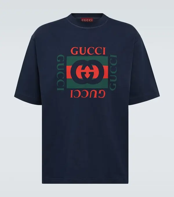 Gucci Logo Cotton Jersey T-shirt