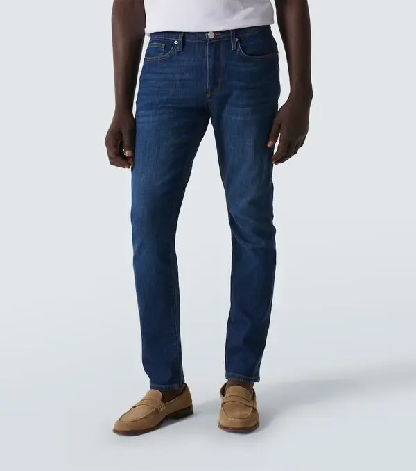 FRAME L'homme Mid-rise Slim Jeans